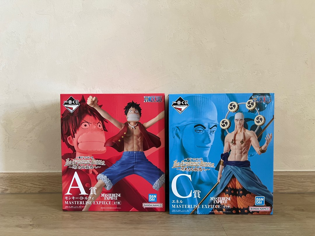 Ichiban Kuji - One Piece Prize A Luffy, Prize C Enel, Hobbies & Toys ...