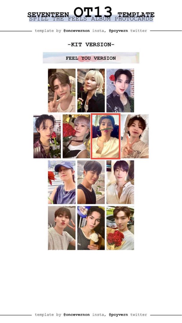 [incoming] seventeen svt spill the feels stf kit feel you version ...