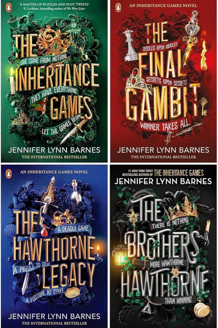 Inheritance games book series by jennifer lynn barnes, Hobbies & Toys ...