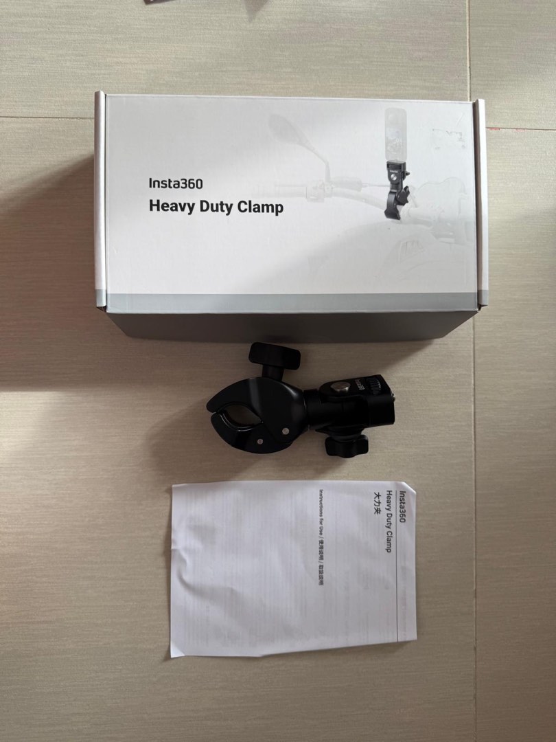 Insta360 Heavy Duty Clamp Full packing, 運動產品, 單車及配件, 單車 - Carousell