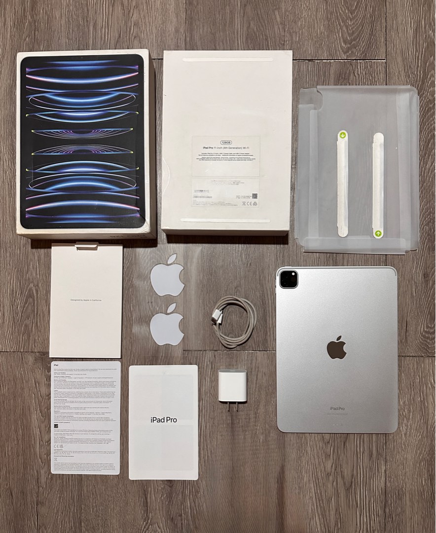 Ipad Pro 11 inch M2 Gen 4 WIFI 128GB Fullset Mulus, Telepon Seluler & Tablet, Tablet di Carousell