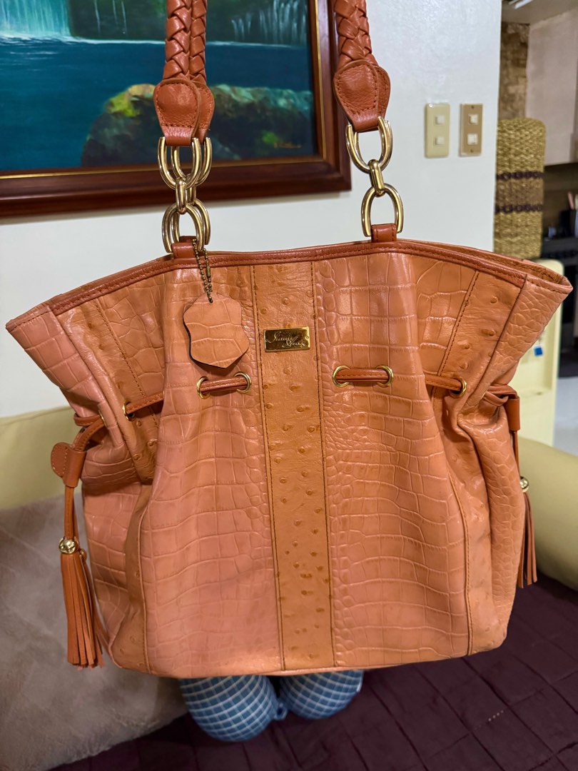 jem: Authentic ISABELLA ADAMS 3-Compartment Genuine Leather Tote Bag ...