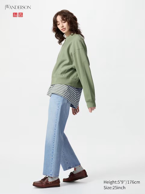 jwa x uniqlo straight jeans, Women's Fashion, Bottoms, Jeans & Leggings ...