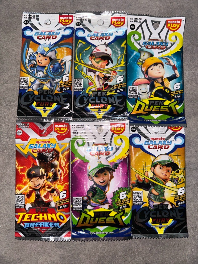 Kad Boboiboy Cyclone Fury Techno Breaker Quest, Hobbies & Toys, Toys & Games on Carousell