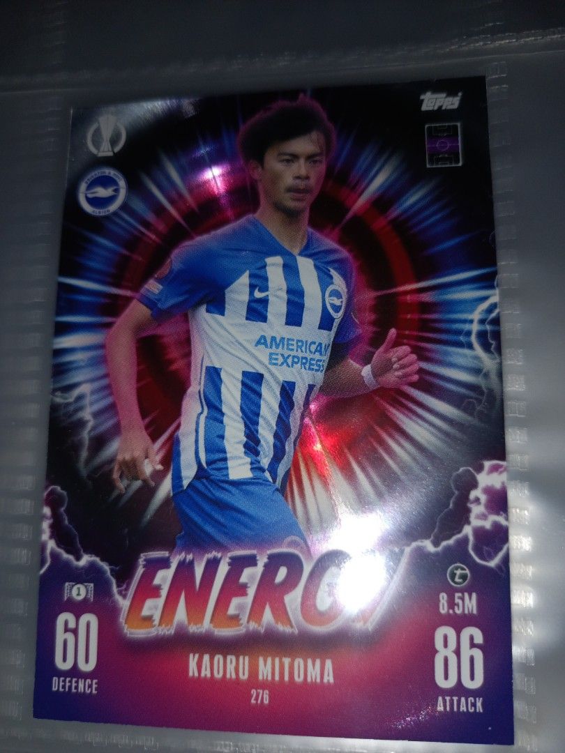 Kaoru Mitoma Energy Topps Match Attax Extra UCL UEFA Champions League 23/24, Hobbies & Toys ...