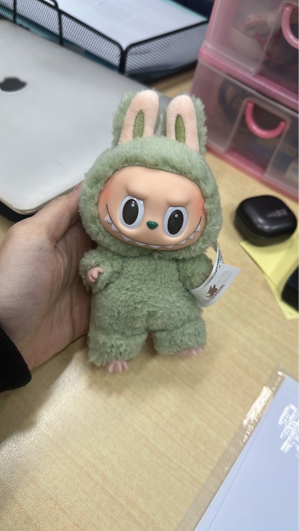 Labubu macaroons have a seat popmart, Toys & Collectibles, Mainan di ...