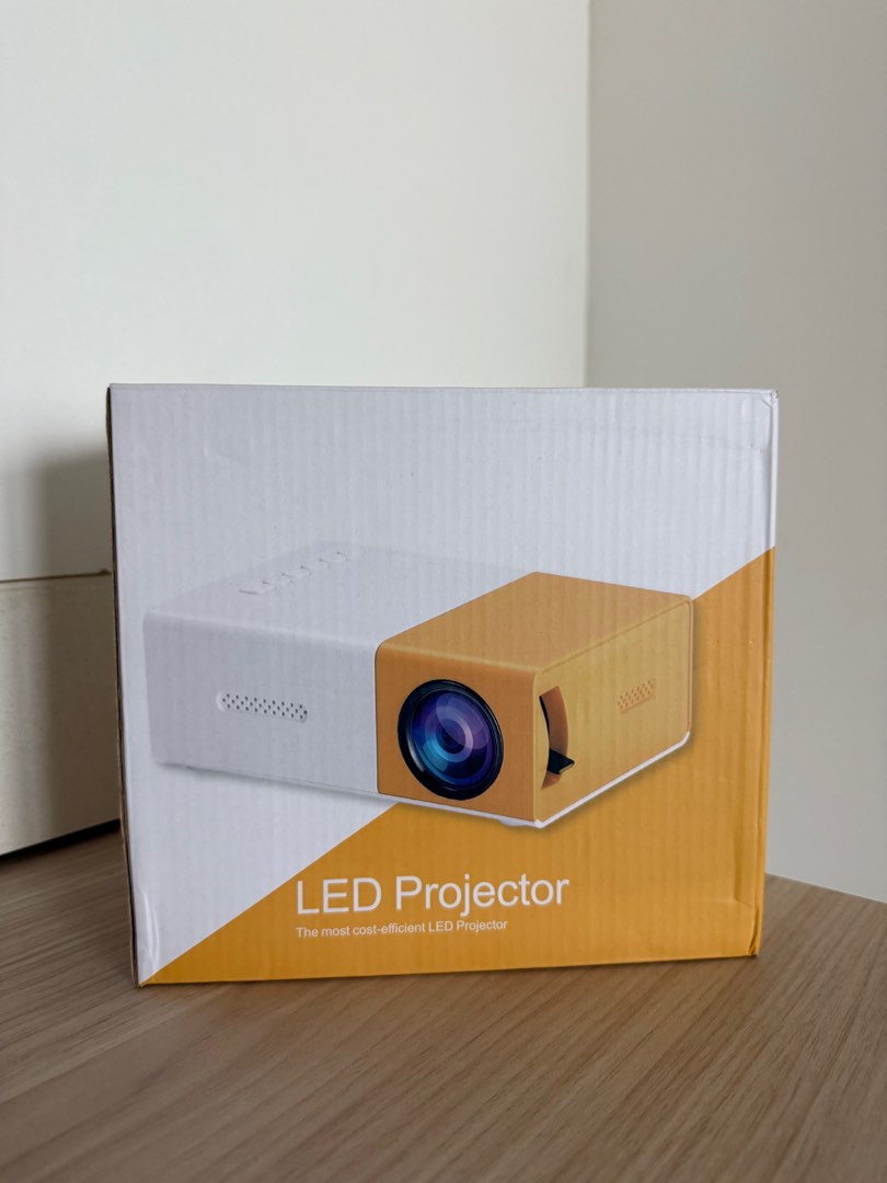LED Projector - Yellow color, TV & Home Appliances, TV & Entertainment ...