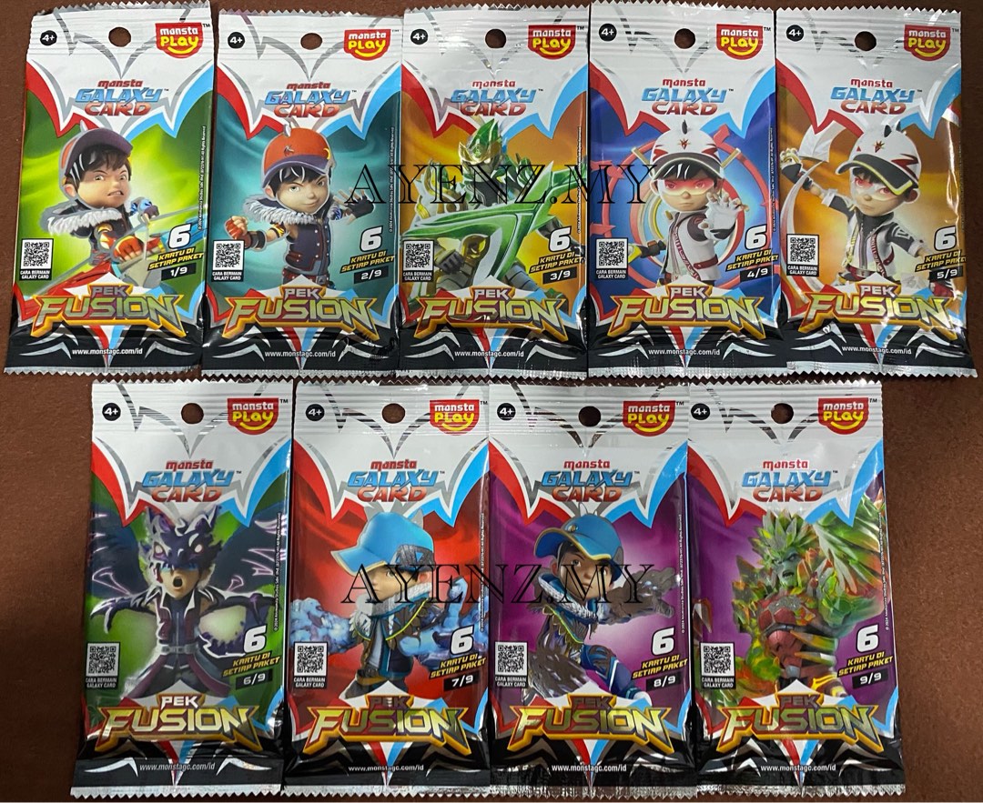 [LIMITED] MONSTA BOBOIBOY 9 PEK FUSION (PEK INDONESIA), Hobbies & Toys ...