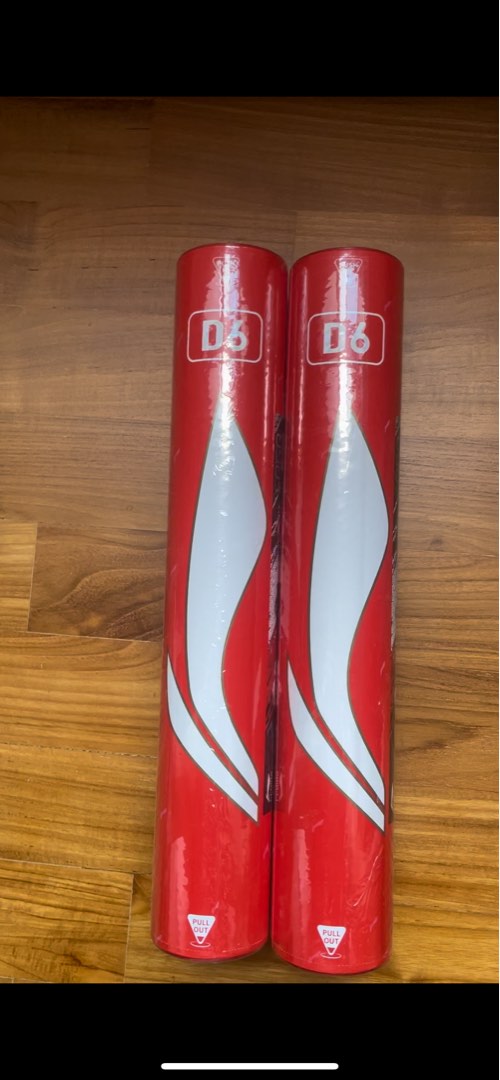 Li-Ning D6 Badminton Shuttlecock 77 Speed (White), Sports Equipment ...