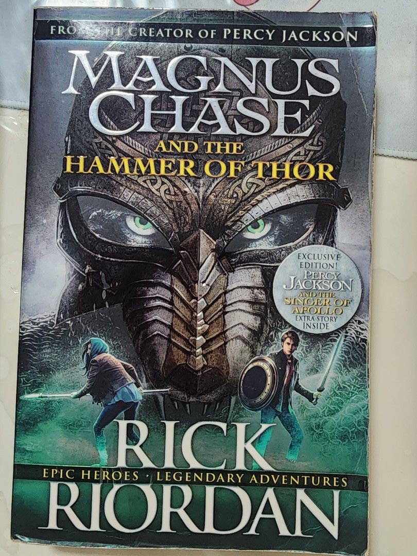 Magnus Chase and the Hammer of Thor by Rick Riordan, Hobbies & Toys ...