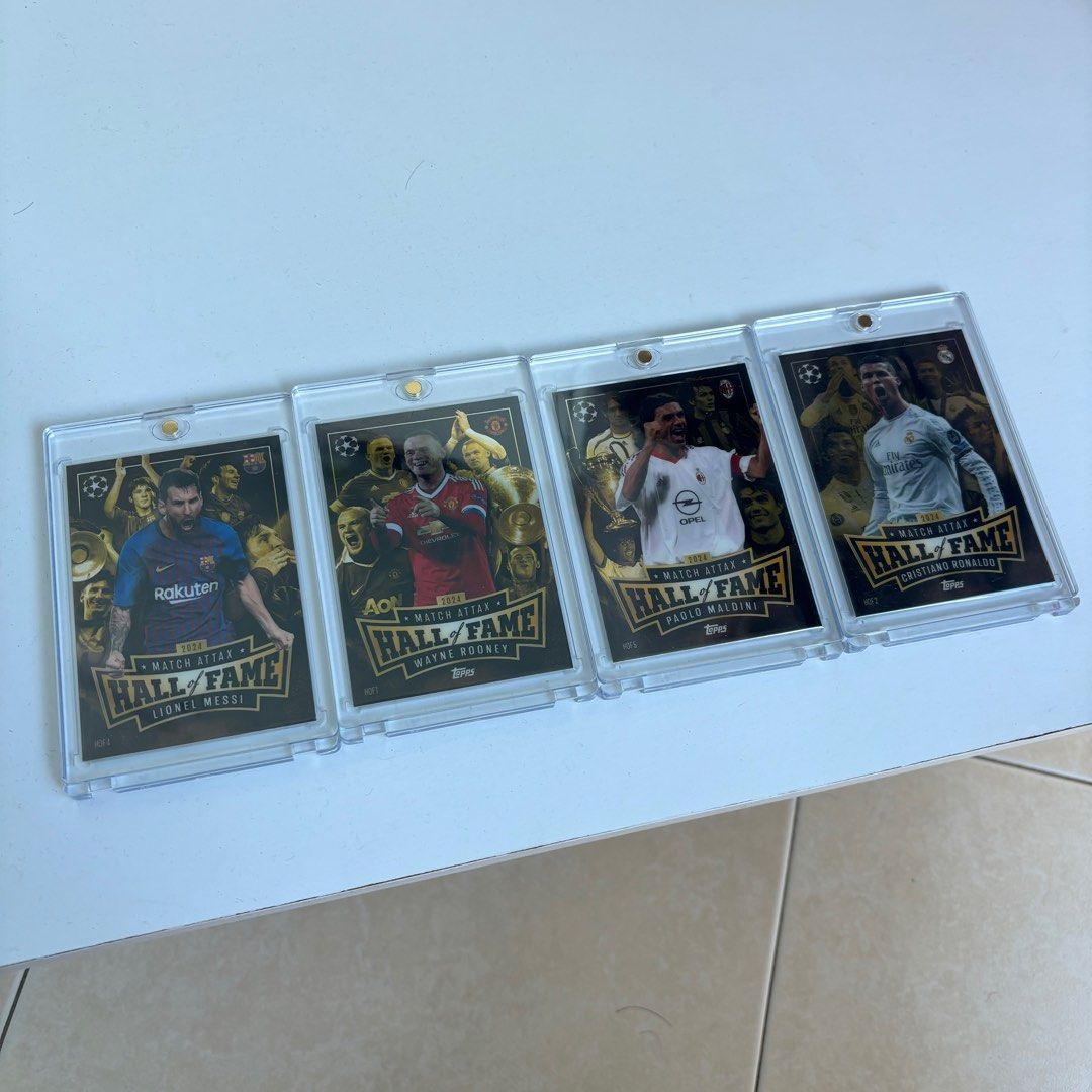 Match Attax 2024 2025 Trading Sports Cards Hall of Fame Messi Ronaldo ...