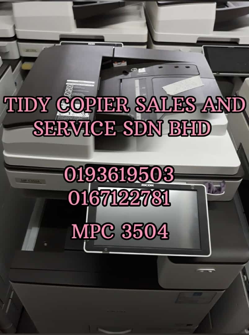 MESIN RICOH BERWARNA COLOUR MPC 3504, Computers & Tech, Printers ...