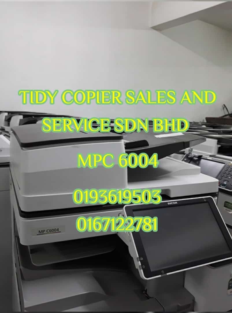 MESIN RICOH BERWARNA COLOUR MPC 6004, Computers & Tech, Printers ...