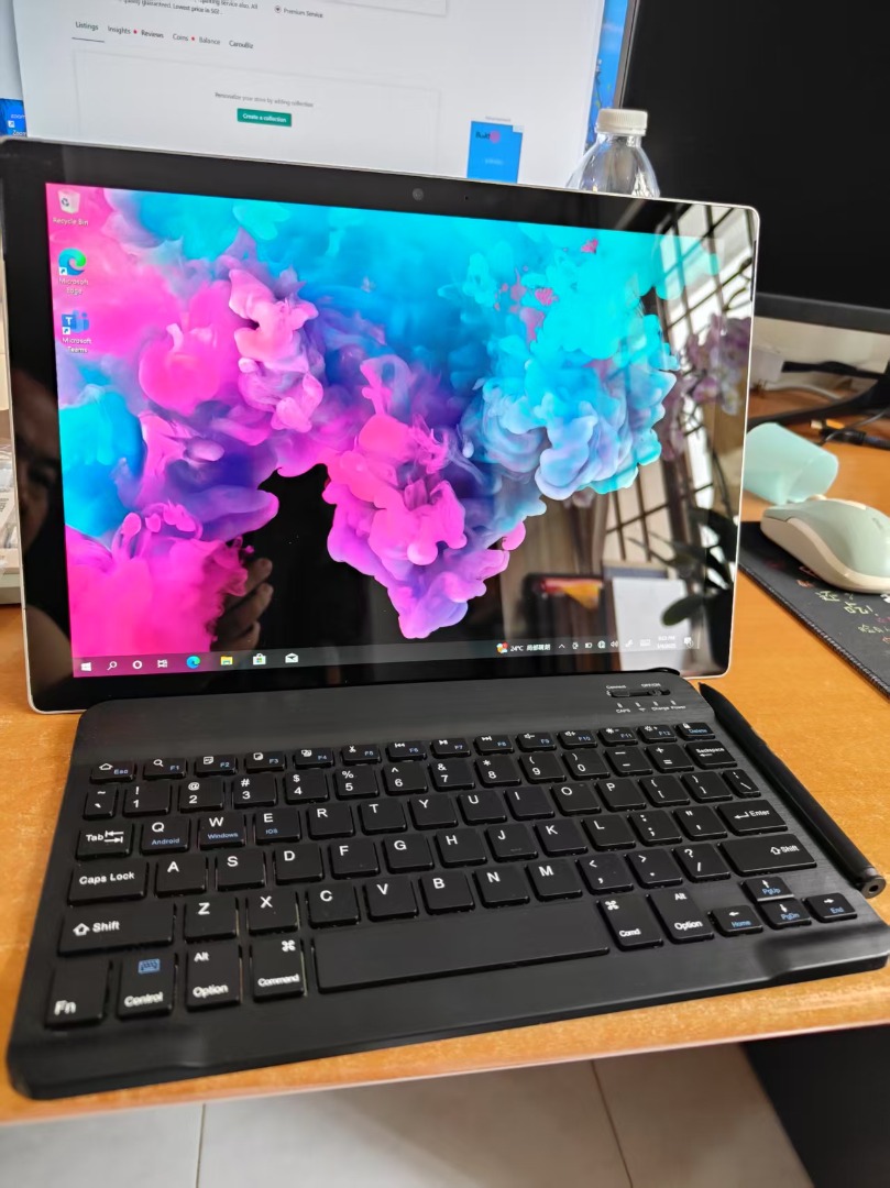 Microsoft surface pro 5 laptop /tablet i5 /8gb /256gb ssd FREE keyboard ...