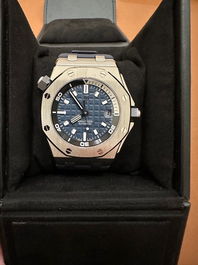 Mint Unpolished Audemars Piguet Royal Oak Offshore AP ROO Diver 42MM ...