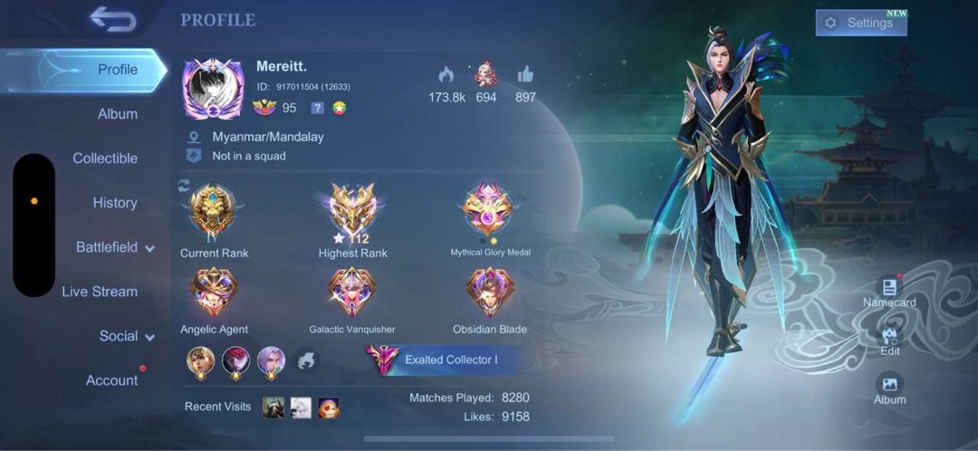 Mobile Legends Account, MLBB, Video Gaming, Video Games, PlayStation on ...