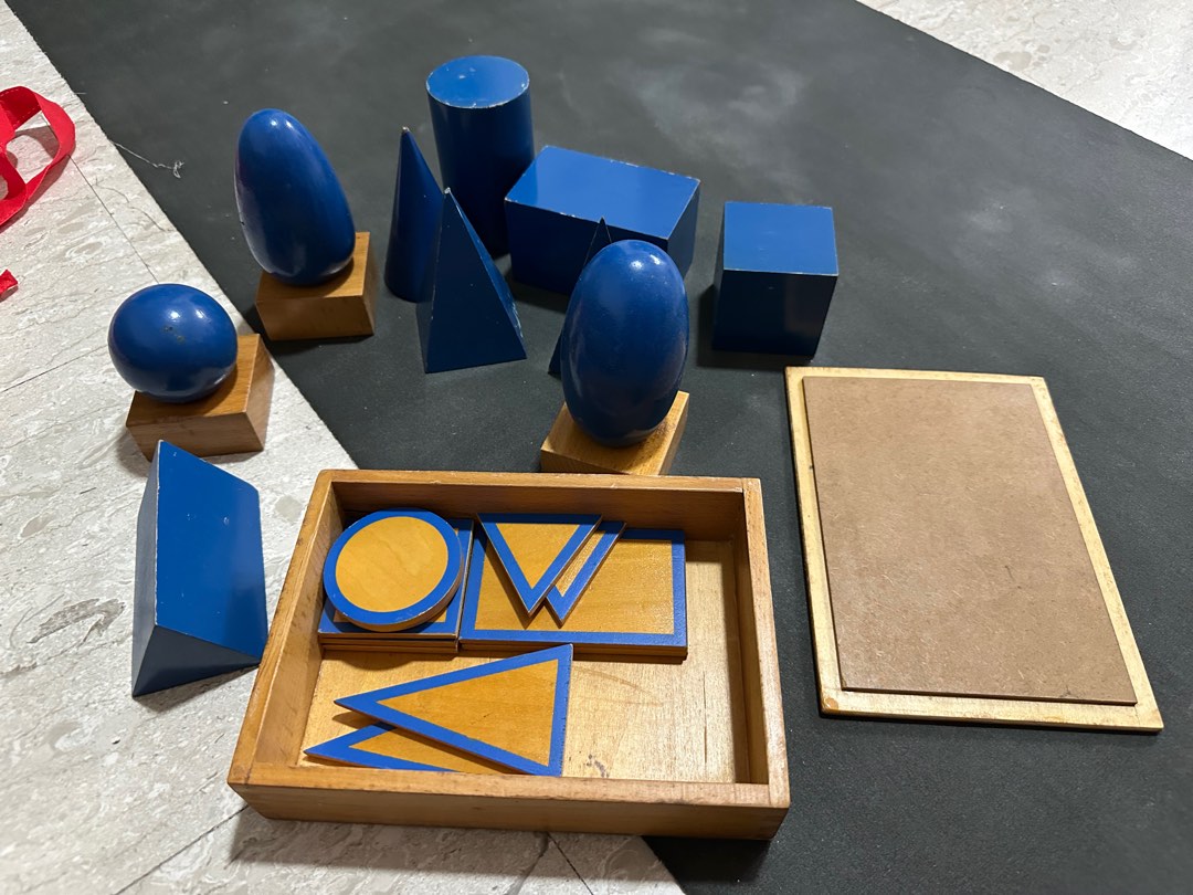 Montessori geometric shapes - professional series, Babies & Kids ...