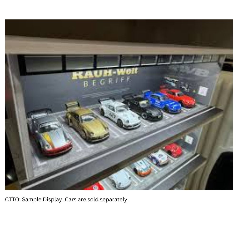 MoreArt 1/64 Scale RWB Livery Assembly Diorama Garage Theme with LED ...
