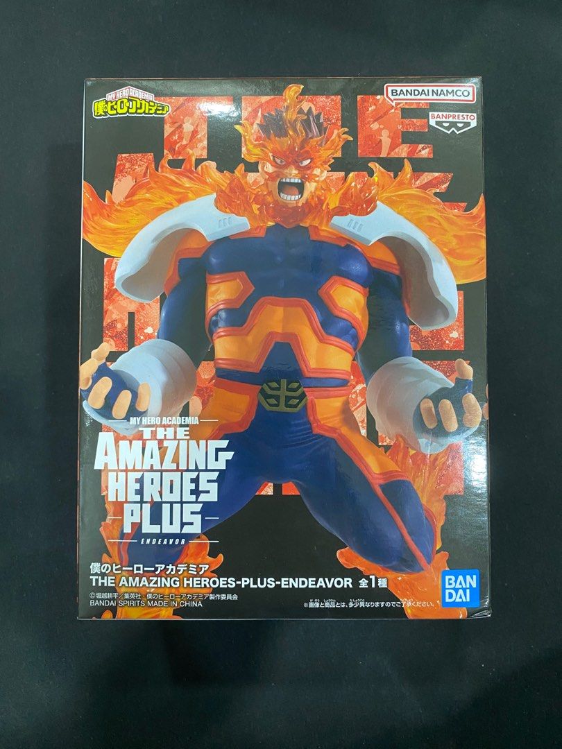 My Hero Academia Figure Endeavor THE AMAZING HEROES PLUS ENDEAVOR Japan ...
