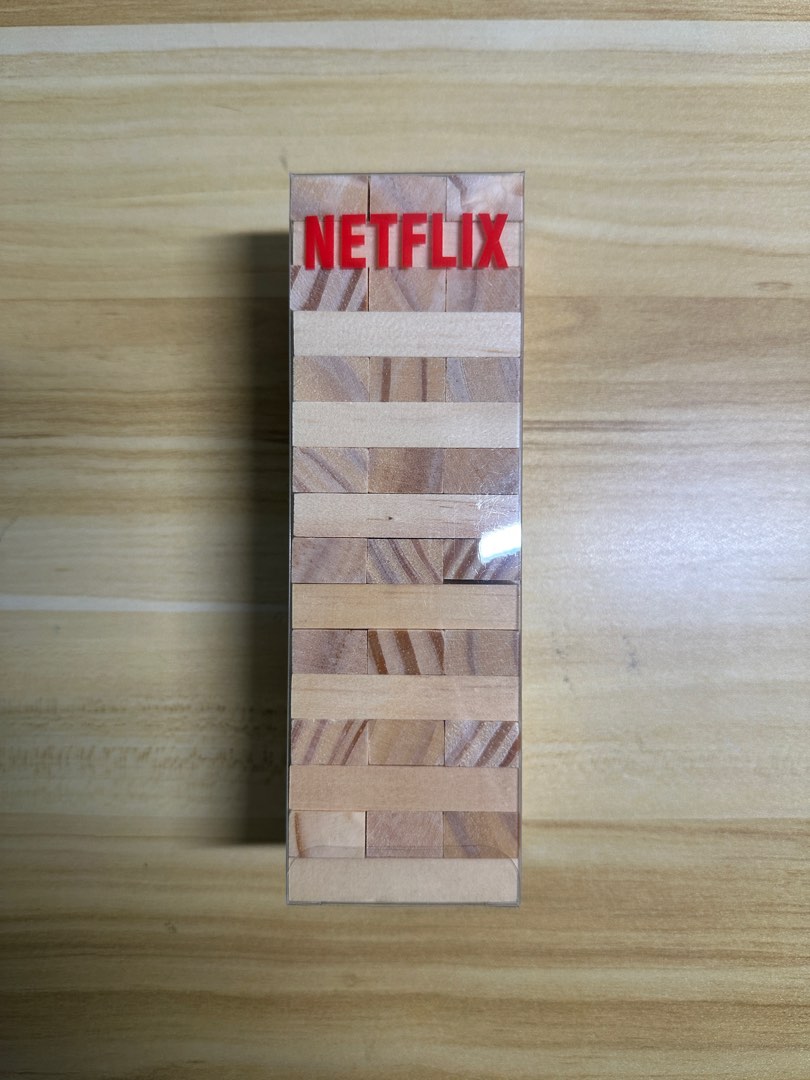 Netflix Mini Jenga Set, Hobbies & Toys, Toys & Games on Carousell