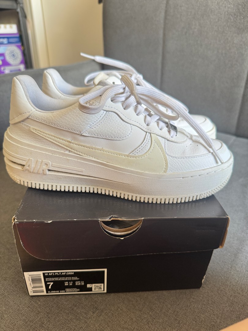 Nike Airforce 1 Platform, Men's Fashion, Footwear, Sneakers on Carousell