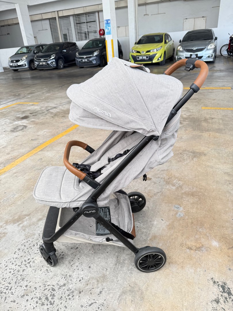 Nuna Trvl Auto-Folds Stroller Ultra-Lightweights Strollers-Hazelwood ...