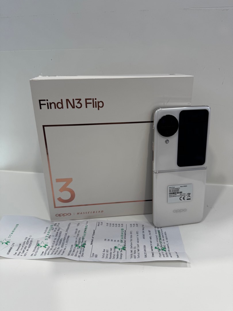 Oppo Find N3 Flip Cream Gold 256GB, Mobile Phones & Gadgets, Mobile ...