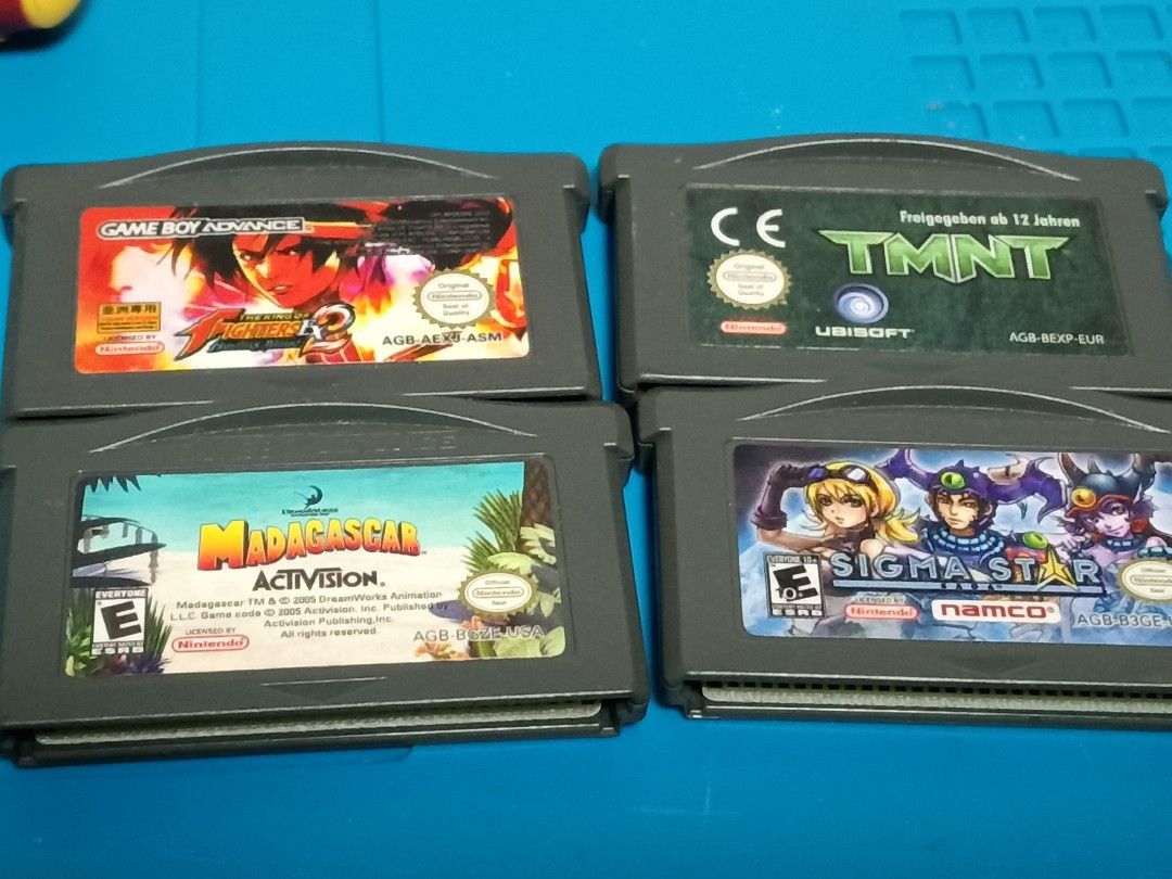 Original Nintendo GBA games# TMNT # King of fighters Ex2 (Sold) # Sigma ...
