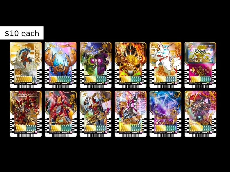 (Parallel Rare Chemy Card I'm Selling) Kamen Rider Gotchard Ride Chemy ...