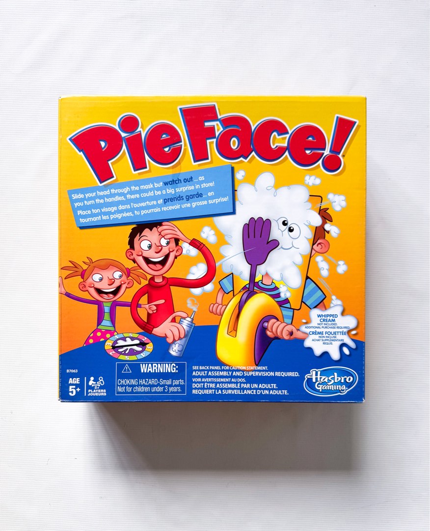 Pie Face Game by Hasbro Gaming (COMPLETE SET), Hobbies & Toys, Toys ...