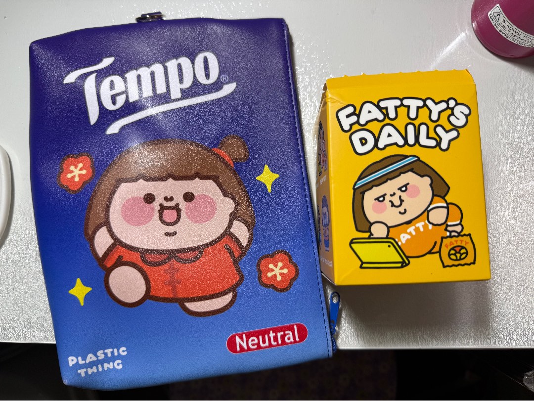 Plastic Thing Fatty 為食妹 Tempo 袋 Fatty's Daily Poor Poor盲盒, 興趣及遊戲, 玩具 ...