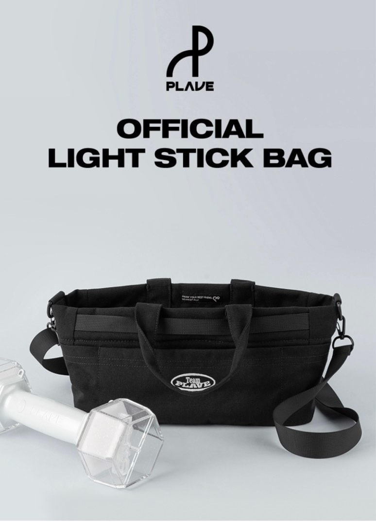 Plave official lightstick bag with group photocard, Hobbies & Toys ...