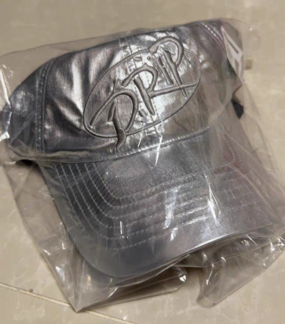 [PO, READ DESCRIPTION ] BABYMONSTER DRIP OFFICIAL MD SILVER CAP HAT # ...