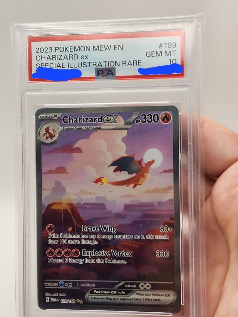 Pokemon 151 English Charizard SIR #199 PSA 10, Hobbies & Toys ...
