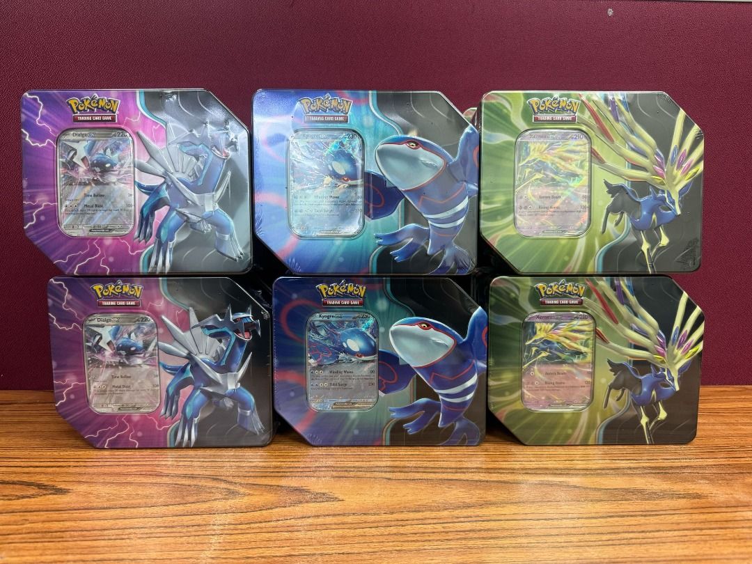 【真正現貨提供】Pokemon Azure Legends Tin US (5包裝) Pokémon TCG PTCG Booster Box ...