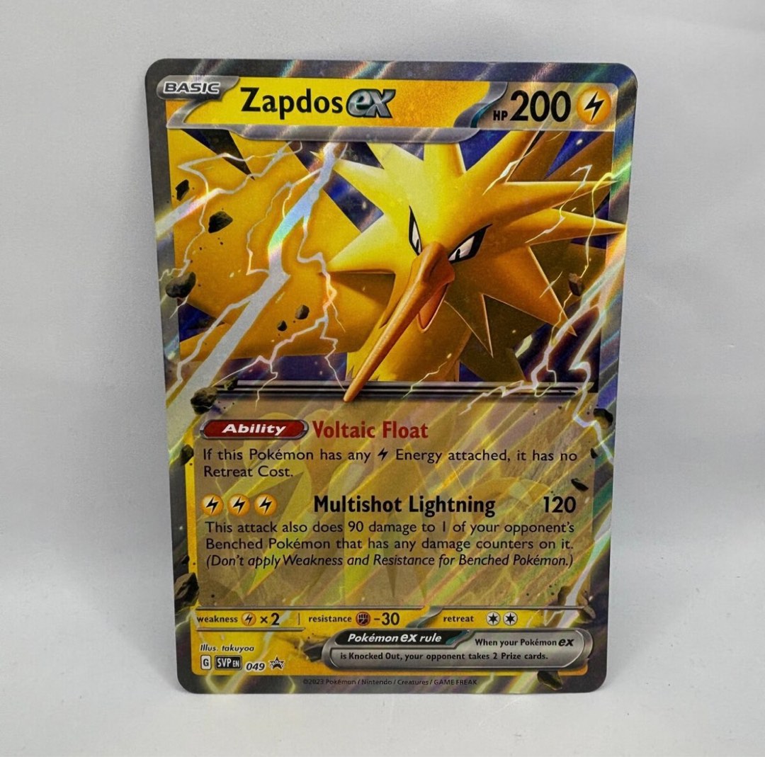 Pokemon TCG Zapdos EX Card, Hobbies & Toys, Toys & Games on Carousell