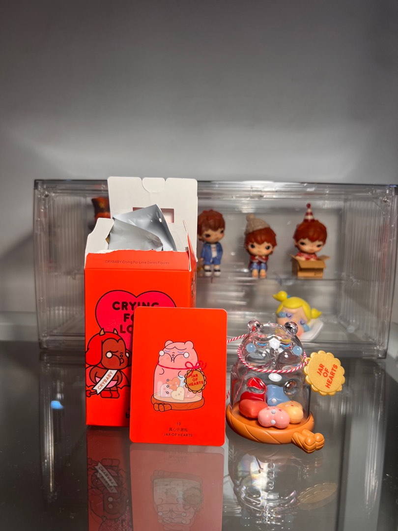POPMART | Crying for Love - Jar of Hearts, Hobbies & Toys, Toys & Games ...
