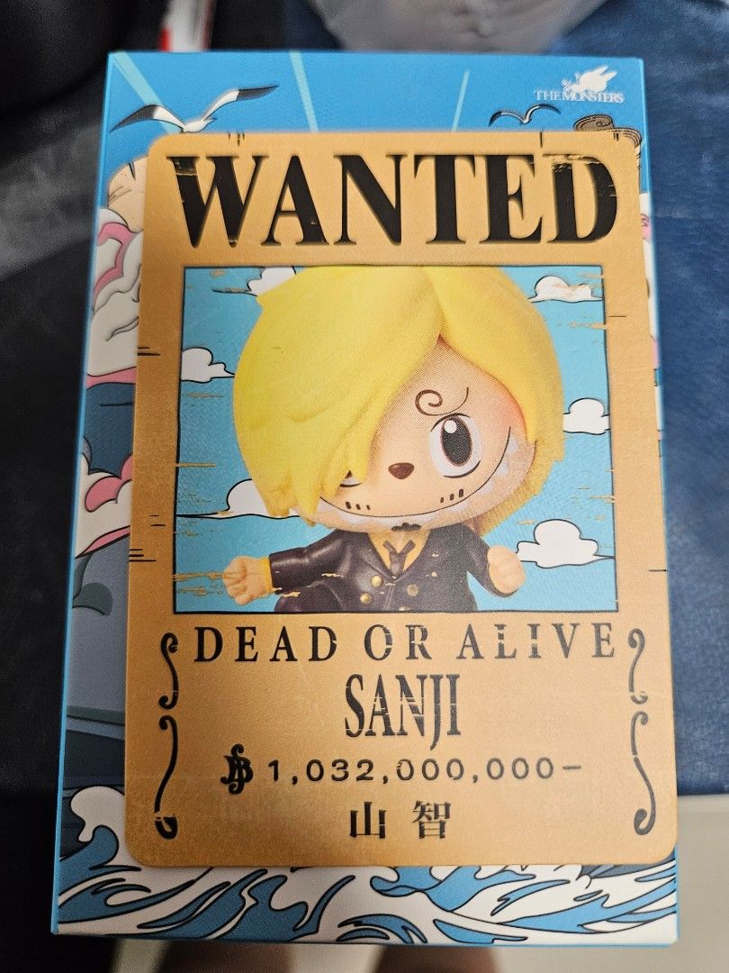 POPMART the monsters labubu x one piece - Sanji, Hobbies & Toys, Toys ...