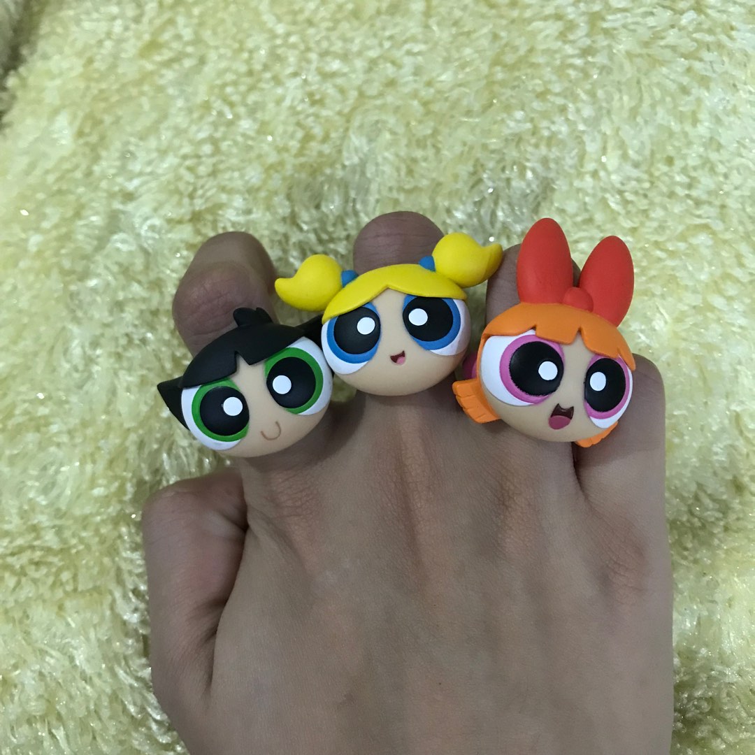 Powerpuff Girls character ring collection gacha gashapon gachapon adult ...