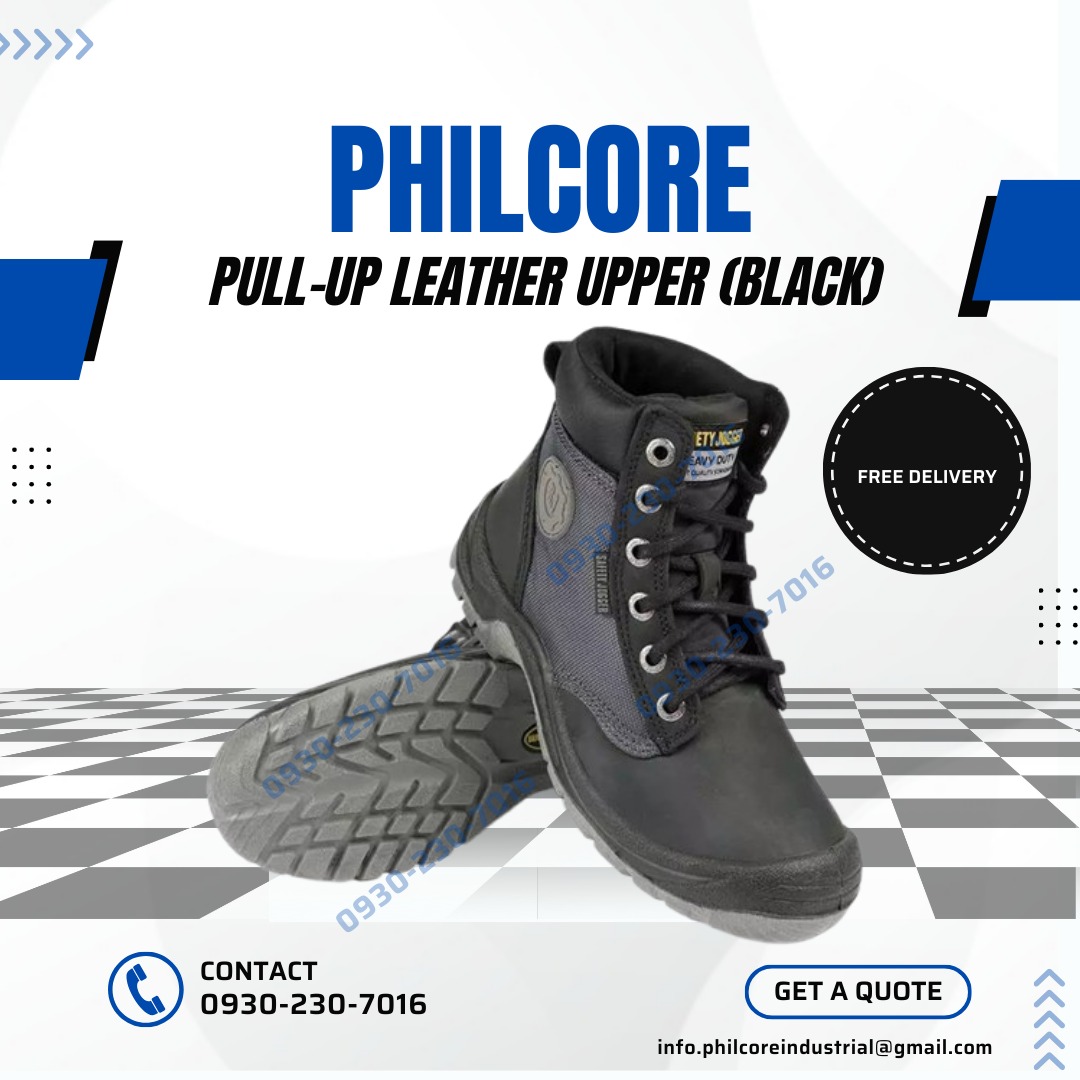 Pull-Up Leather Upper (Black),Alloy toe work shoes,Electrical hazard ...