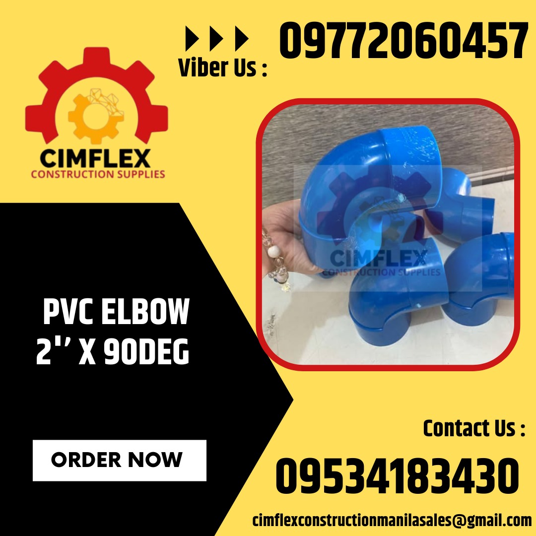 pvc elbow 2'' x 90deg blue, Everything Else, Looking For on Carousell