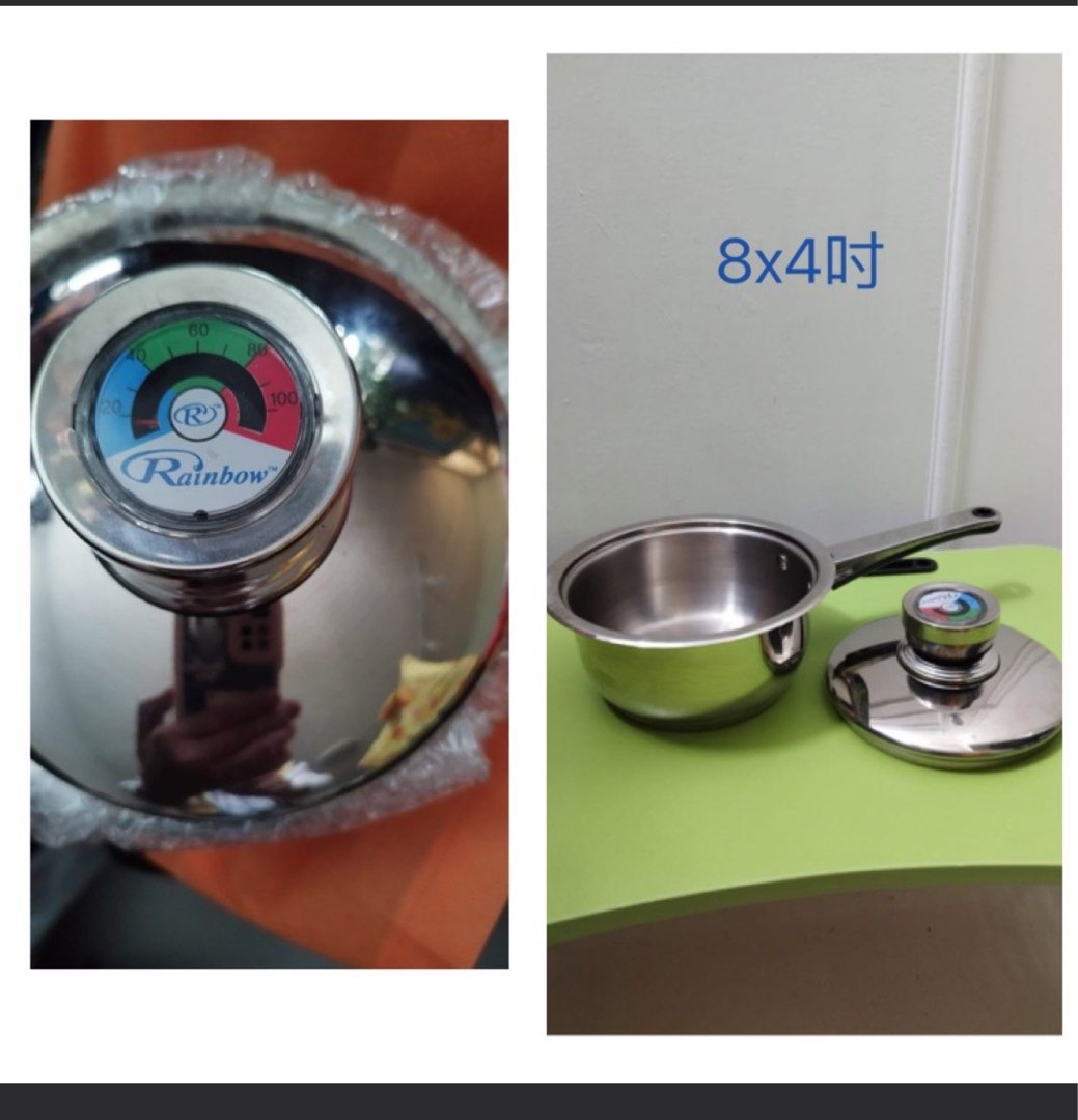 全新Rainbow 特厚不鏽鋼健康無水煮食鍋（附溫度計可煮溫泉蛋）New waterless cookware induction ...