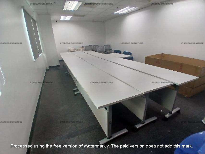 READY MADE OFFICE TABLE / OFFICE PARTITION, Furniture & Home Living ...