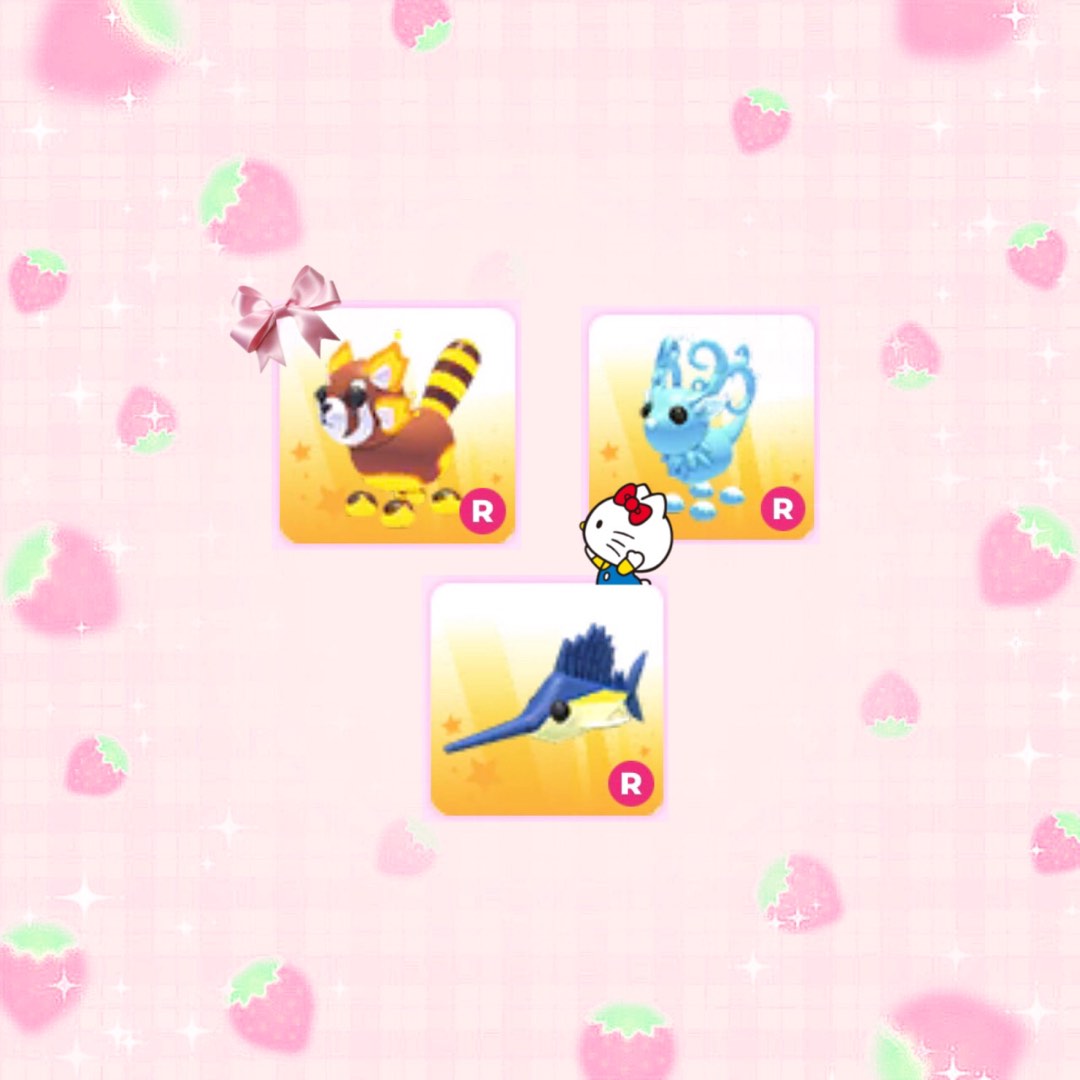 Roblox Adopt Me Pets (bundle take all, RM5 only), Video Gaming, Video ...