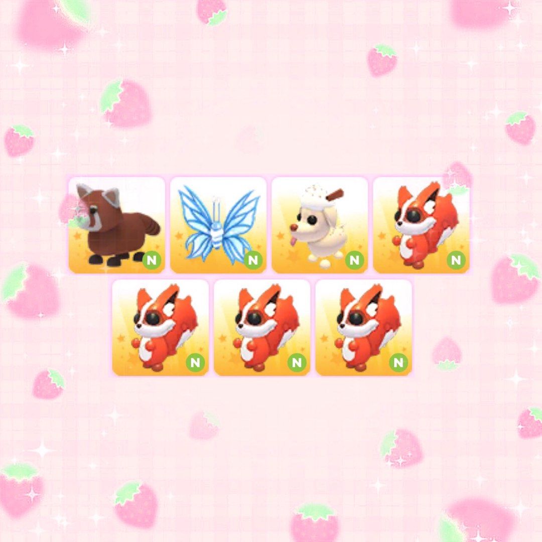 Roblox Adopt Me Pets (take all bundle, RM9 only), Video Gaming, Video ...