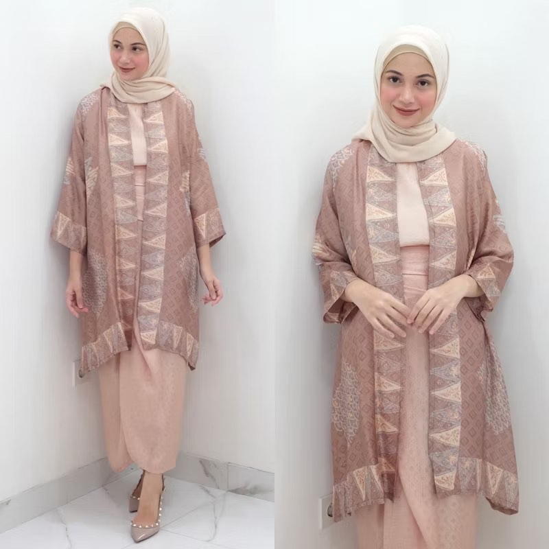 Rok Lilit Set Arumi Outer Batik by SARAH THE LABEL, Fesyen Wanita, Pakaian Wanita, Atasan di ...