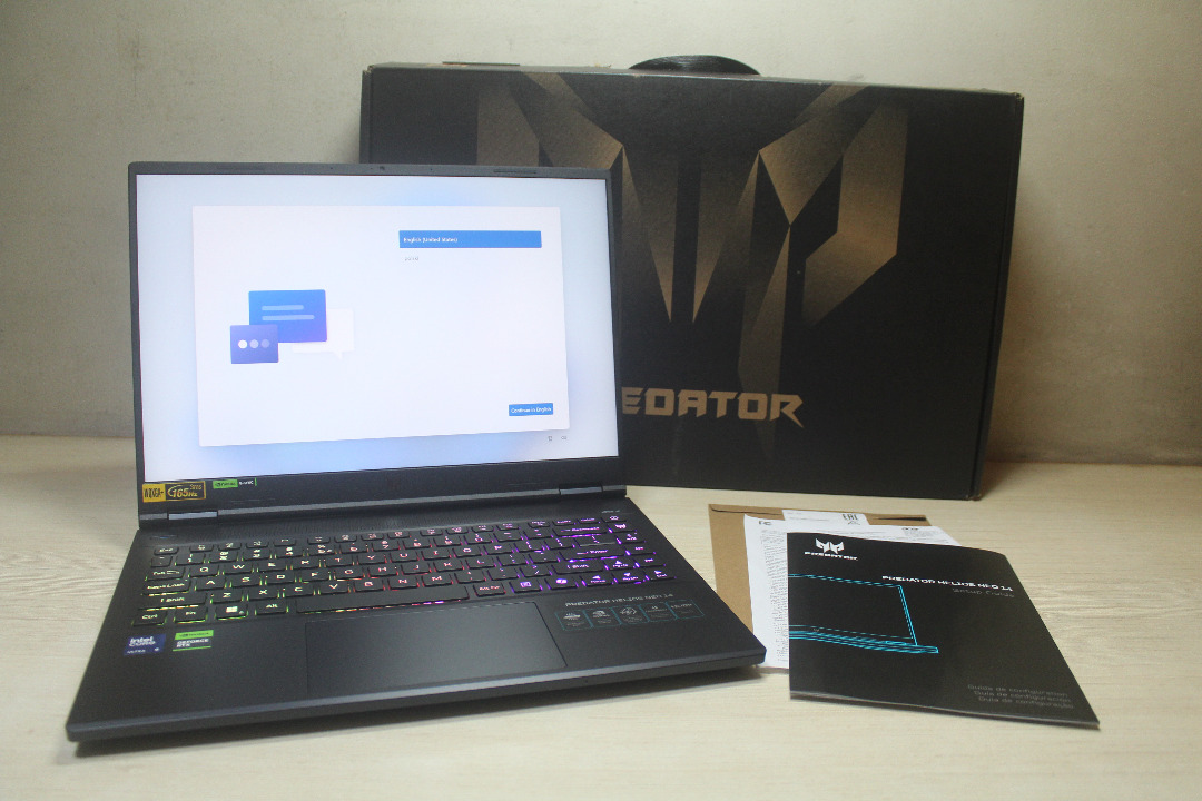 RTX4070 Acer predator neo 14 3k ultra 9 185H SSD 1TB Nvidia slim gaming ...