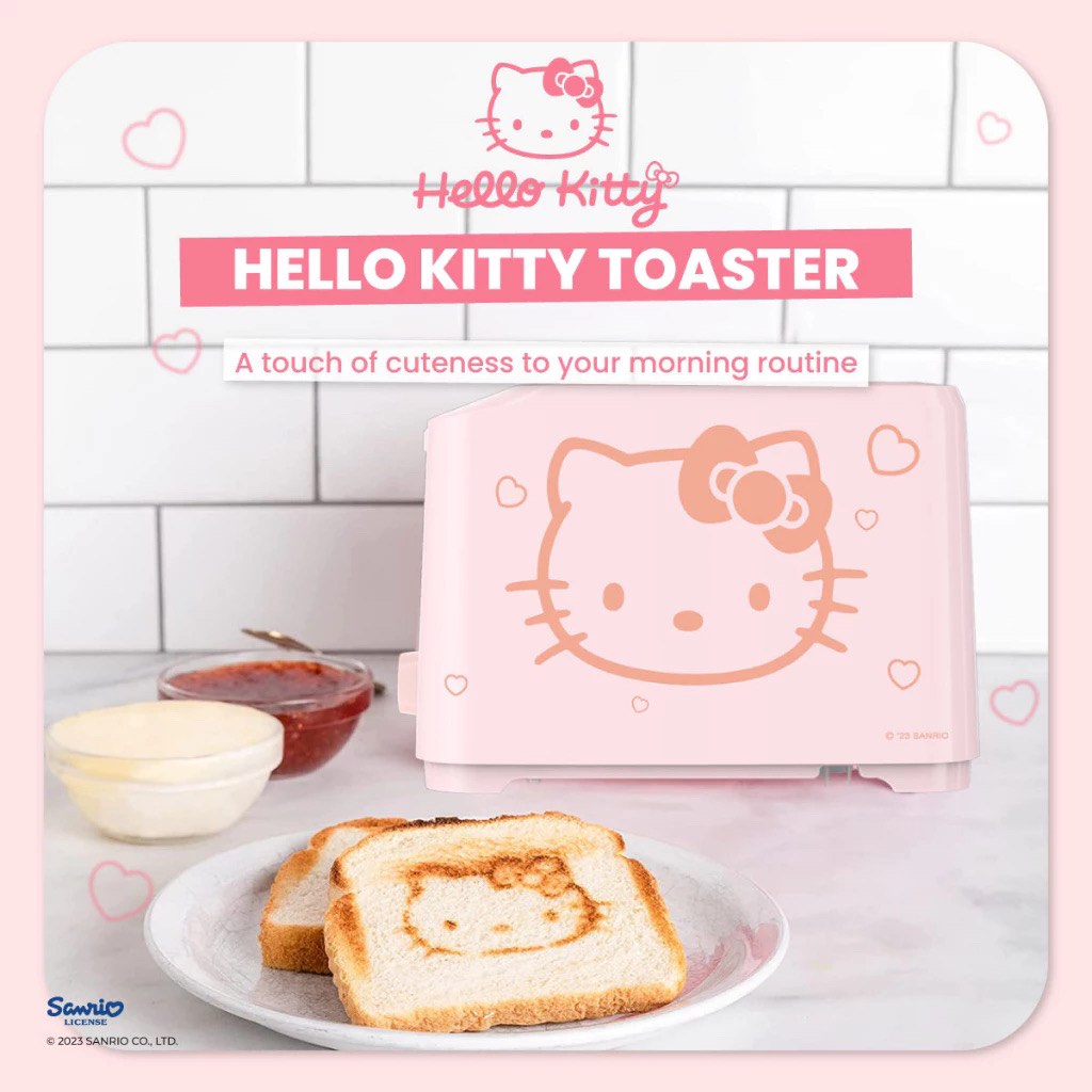Russell Taylors X Sanrio Hello Kitty bread toaster, TV & Home ...