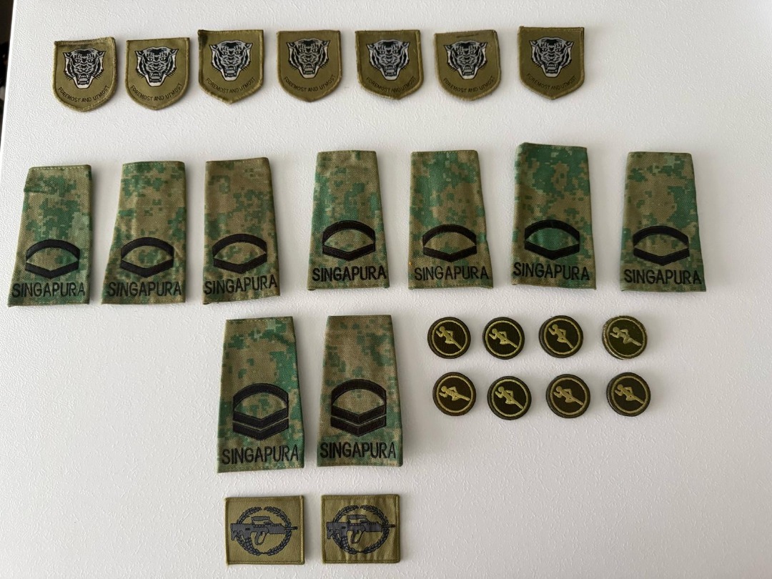 SAF Badges and Rank Insignia, Lifestyle Services, Others on Carousell