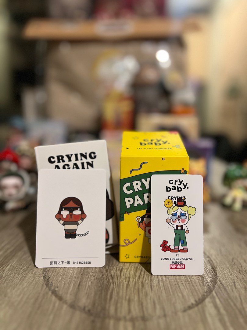 sealed crybaby crying again robber crying parade long legged clown ...